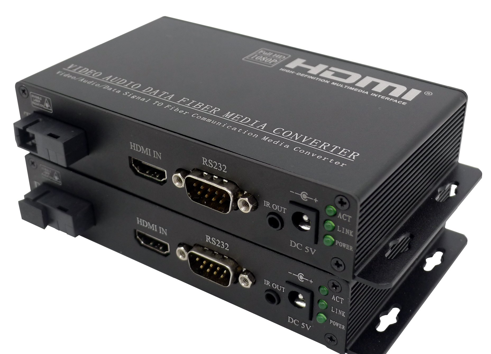 1080P HDMI Fiber Optical Extender with RS232 & IR 1080P HDMI Fiber Optical Extender with RS232 & IR
