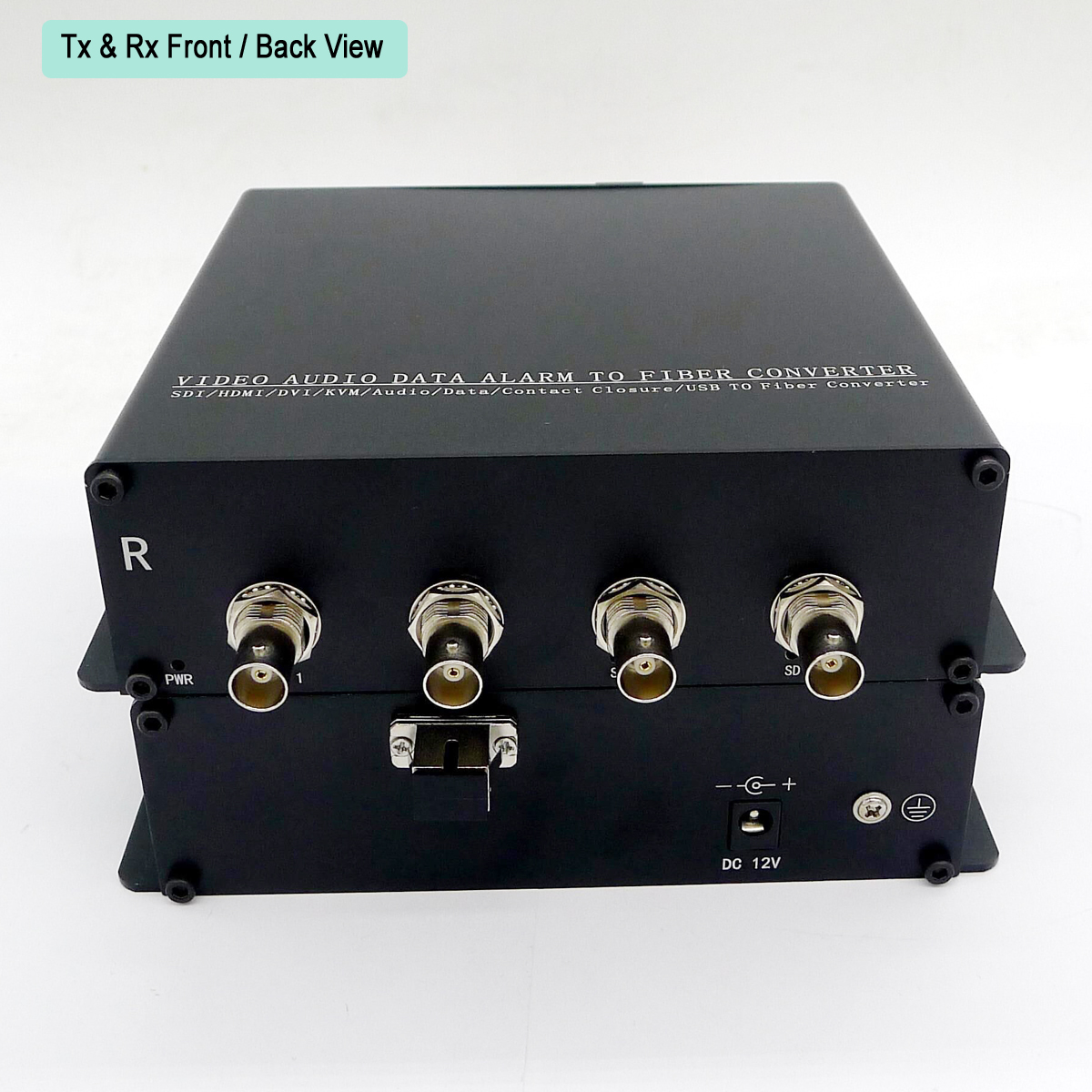 4 Channel 3G/HD/SD-SDI over 1 Fiber Extender