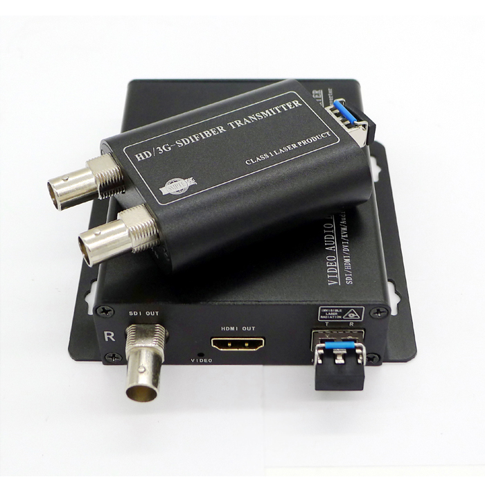 3G-SDI over Fiber Extender with 1080P HDMI output at Receiver