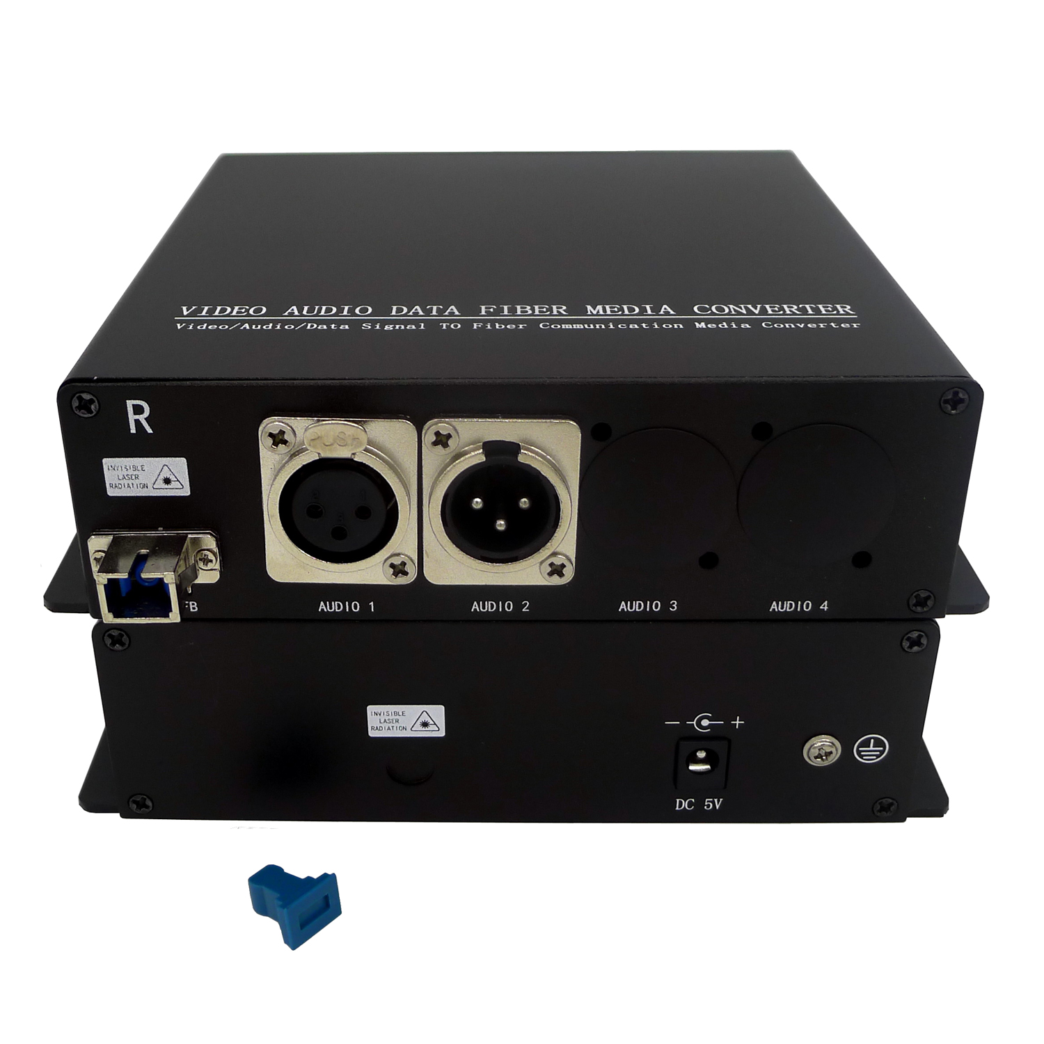 Transwan 1 Ch Bi-directional (2 ways) Balanced Audio Fiber Extender