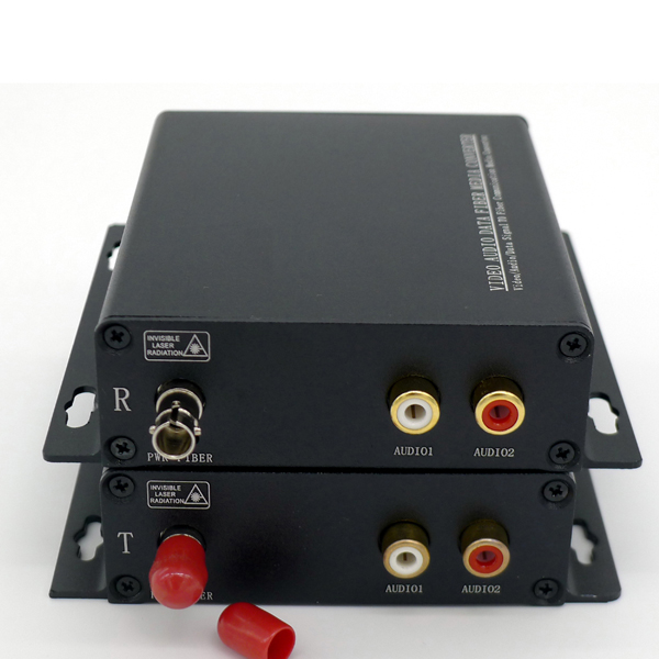 2 Ch RCA Audio over Fiber Optic Extender