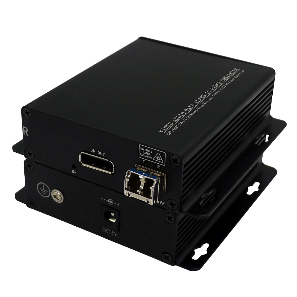 4K DisplayPort over Optical Fiber to 10 Kilometer